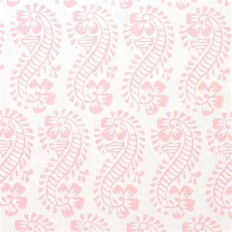 Lani Pink Botanical Paisley Wallpaper The Well Appointed House