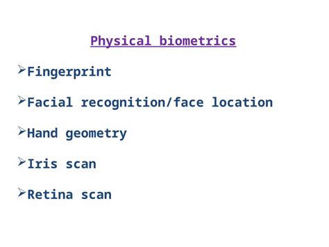 Ppt Biometrics Ppt Final Copy Dokumen Tips