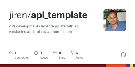 GitHub Jiren Api Template API Development Starter Template With Api Versioning And Api Key