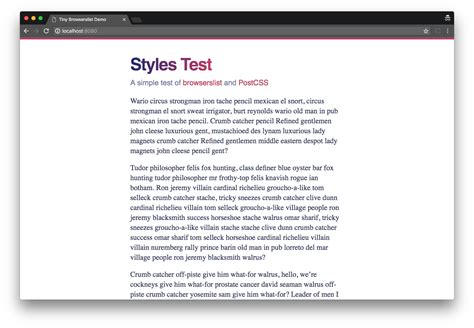 github lastoftype browserslist demo a small project to demonstrate