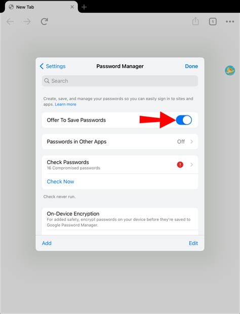How To Stop Chrome Asking To Save A Password