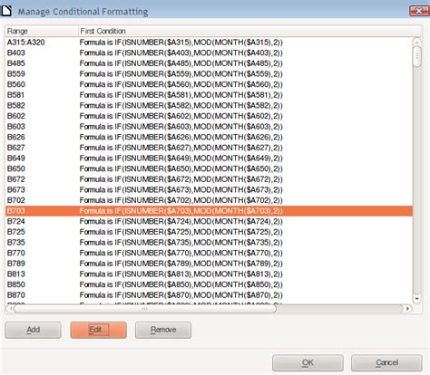why does conditional formatting blow up when i move around cells