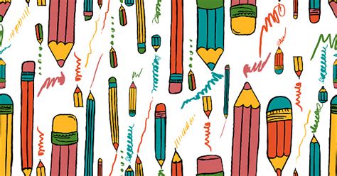 낙서가 없는 연필 원활한 패턴 손으로 그린 크레용 컬렉션입니다 다채로운 요소 아이 스타일 드로잉 연필입니다 낙서 크레용 귀여운 벽지 흰색 배경에 벡터 그림 경기 조추첨에