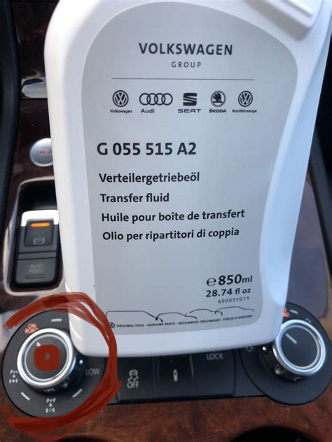 G055515A2 масло Подделка? Раздатка Торсен — Volkswagen Touareg (2G), 3 ...