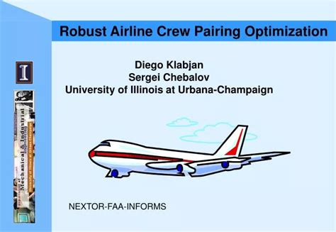 ppt robust airline crew pairing optimization powerpoint presentation