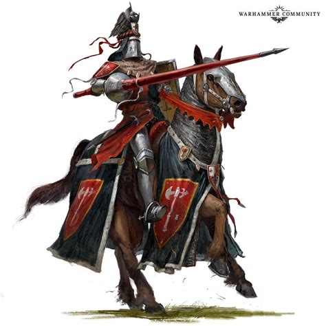 Knigth Of The Kingdom Of Bretonnia Warhammer Fantasy Battle