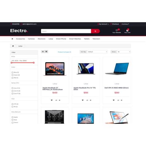 Opencart Electro Electronics Store Opencart Full Source Code