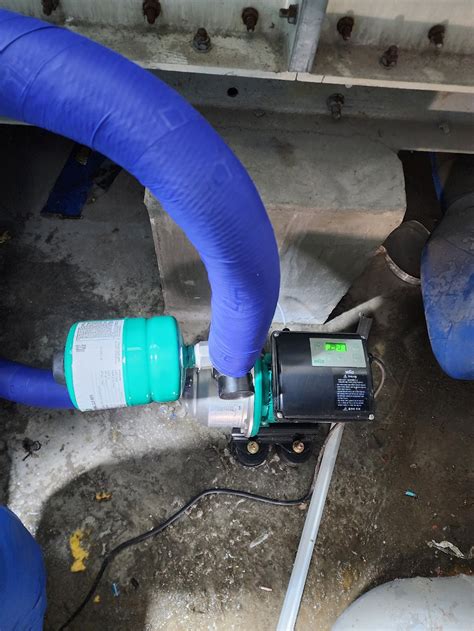 윌로 인버터펌프pbi L402ma 하향식 설치작업