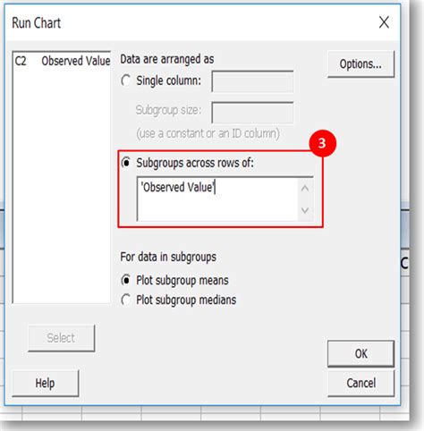 Run Chart In Minitab How To Plot The Run Chart In Minitab