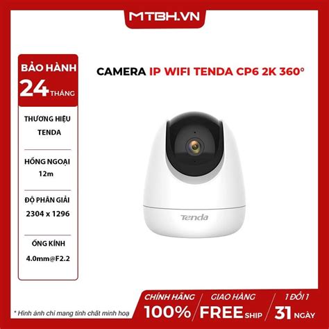Camera Ip Wifi Tenda Cp6 2k 360° Máy Tính Biên Hòa