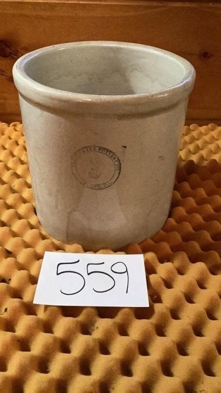 Buckeye Pottery Company Vintage Crock Number Live And Online Auctions
