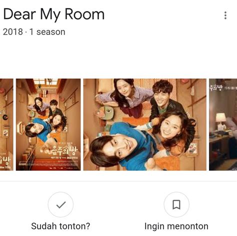 K-Drama Menfess on Twitter: "•kdm• ada yg tau drama ini ga? dear my room aku mau nonton tapi ...