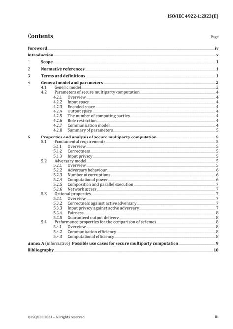 Isoiec 4922 12023 Information Security — Secure Multiparty