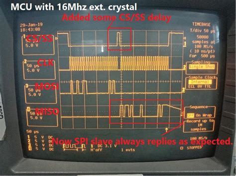 Atmega P AD SPI Issue When Using External Crystal Electrical Engineering Stack Exchange