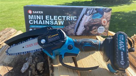 Saker Mini Electric Chainsaw Youtube