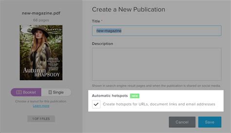 Product Update Automatic Link Detection Publitas