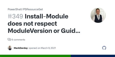 Install Module Does Not Respect Moduleversion Or Guid For Required