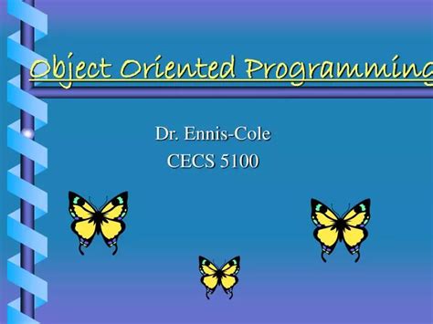 PPT Object Oriented Programming PowerPoint Presentation Free Download ID 2401386