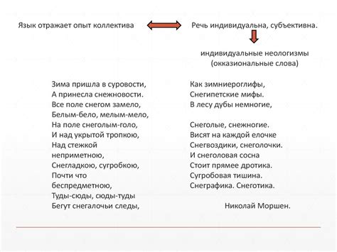 Язык и речь - презентация онлайн