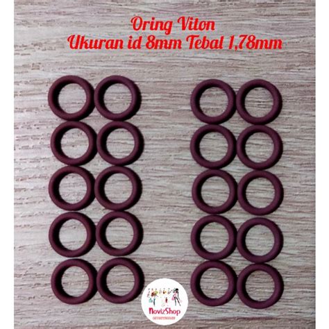 Jual Seal Oring Ukuran Id 8mm Tebal 1 78mm Shopee Indonesia