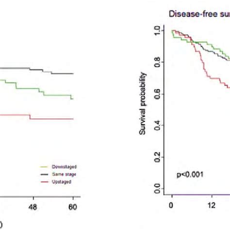 OS A And DFS B Related To The Change Of Stages Between The Th And Download Scientific