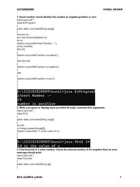 Kunal Java Practical 89 Pdf Constructor Object Oriented