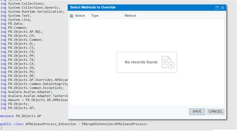 Acumatica Modifying The Gl Batch Generated When A Bills And Adjustments Document Is Released