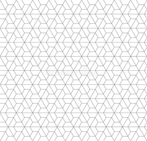 Abstract Geometric Seamless Linear Pattern Stock Vector Illustration Of Pattern Thin 165187674