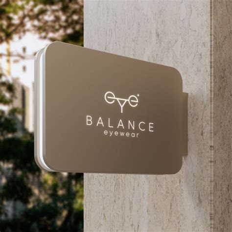 오픈 예정 안경원 로고 디자인 입니다 BALANCE EYEWEAR 디자인 의뢰는 라우드소싱 로고 디자인 디자인 로고