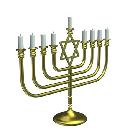Menorah V1 Free 3d Model Obj Stl Free3d