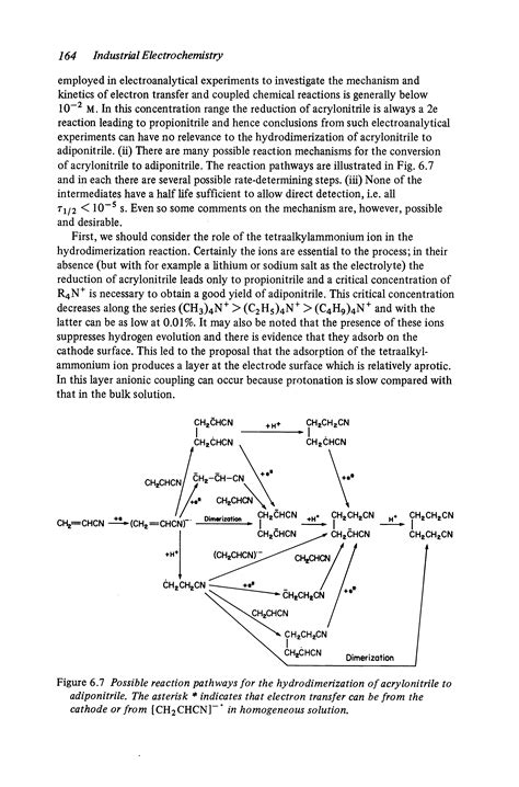 Dimerization Of Acrylonitrile To Adiponitrile Big Chemical Encyclopedia