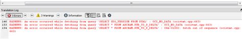 Sql Creator Ocinodata Fetch Out Of Sequence Error Community