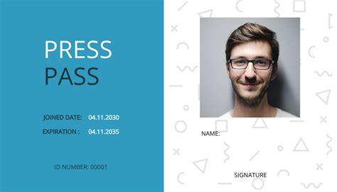 Free Pass Id Card Template To Edit Online
