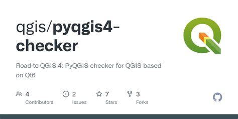 Github Qgis Pyqgis Checker Road To Qgis Pyqgis Checker For Qgis Based On Qt