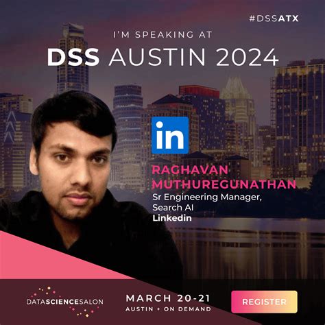 Raghavan Muthuregunathan Data Science Salon