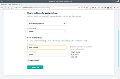 Cara Hosting Hugo Di Netlify Cepat Tidak Sampai Detik