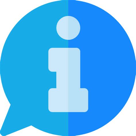 Info Basic Rounded Flat Icon