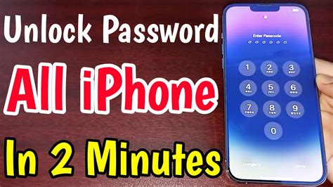 Unlock Iphone Without Passcode Reset Iphone Passcode Unlock Iphone Forgot Passcode Youtube