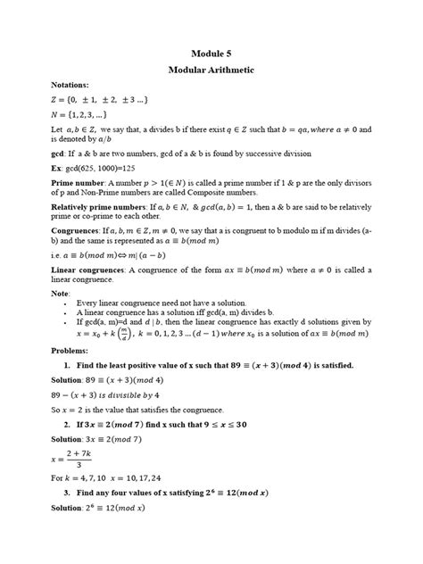 module 5 math pdf public key cryptography key cryptography