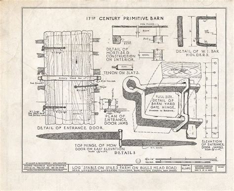 Historic Pictoric Blueprint Habs Nj3 Lumtov2a Sheet 9 Of 10