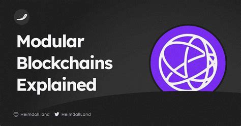 Modular Blockchains Explained Enhancing Scalability And Revenue Models By Pedro Veiga