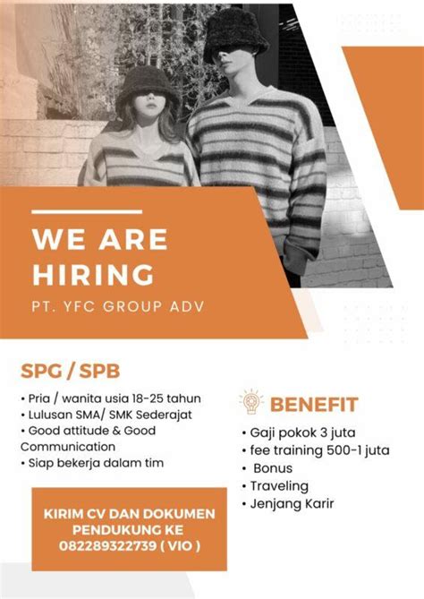 Lowongan Kerja Crew Marketing Di Yfc Grub Lokerjogjaid
