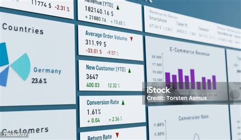 판매 데이터 및 수익 막대 그래프가 있는 비즈니스 보고서 전자 상거래 비즈니스 전략에 대한 스톡 벡터 아트 및 기타 이미지 비즈니스 전략 소매 소비자주의 개념