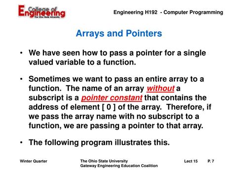 Ppt Arrays And Pointers Powerpoint Presentation Free Download Id429811