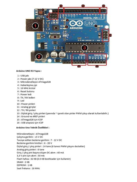 Arduino Uno R3 Yapısı Pdf