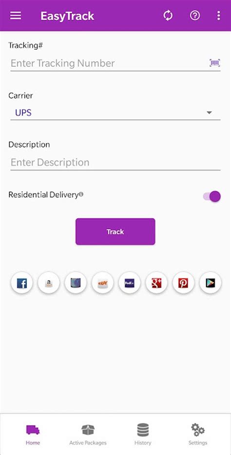 EasyTrack Package Tracking App APK para Android - Descargar
