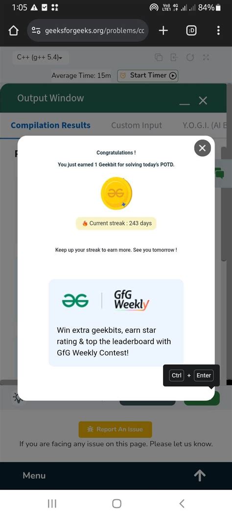 Swetha M On Linkedin Geekstreak2024 Gfg160 Womenintech Gfg160 Geeksforgeeks