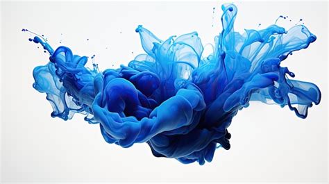 Premium Photo Vibrant Blue Blob