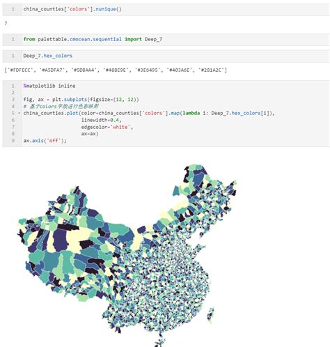 地图可视化：geopandas绘制拓扑着色地图 腾讯云开发者社区 腾讯云