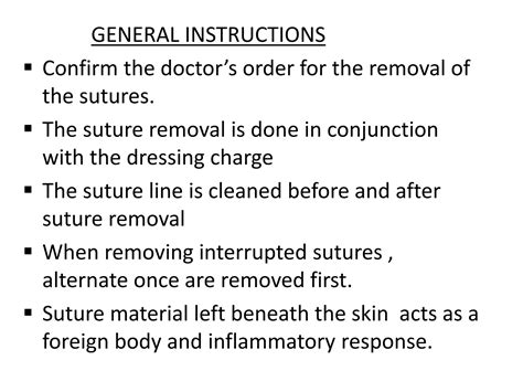 Suture Removal Pptpptx Medical Surgical Pptx
